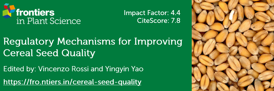 Call for Special Issue of Frontiers in Plant Sciences - Call for ...