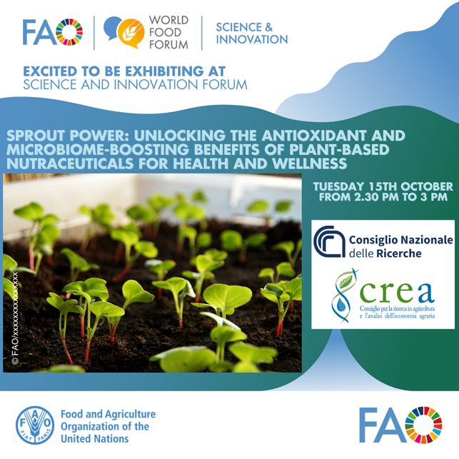 CREA e CNR al FAO Science and Innovation Forum 2024 - CREA e CNR al FAO ...